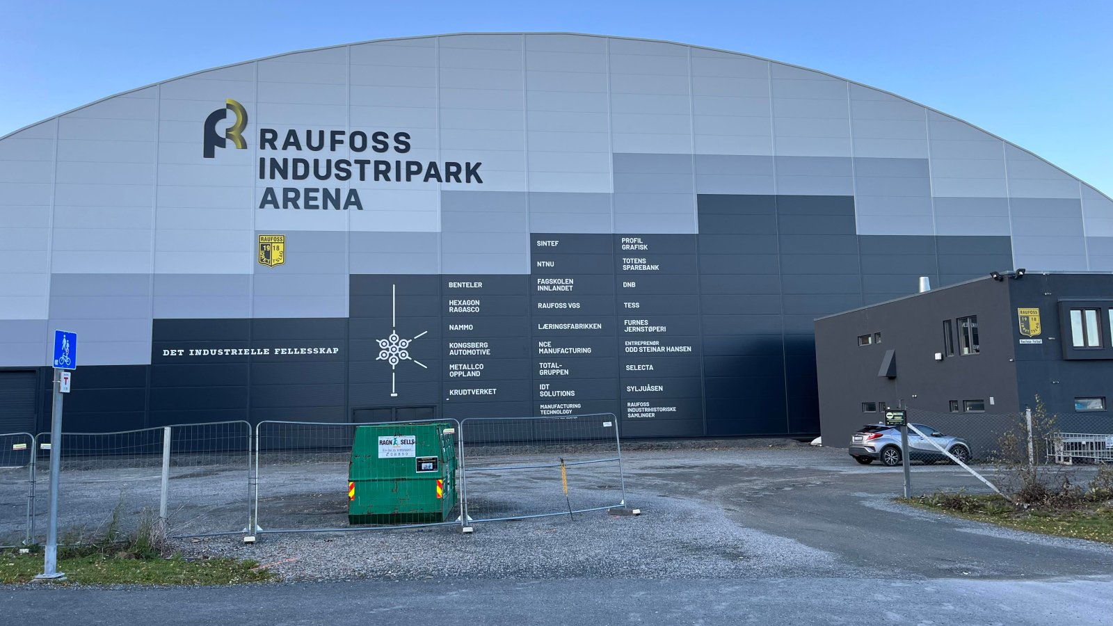 Anleggsarbeid ved Raufoss Industripark Arena / Raufoss